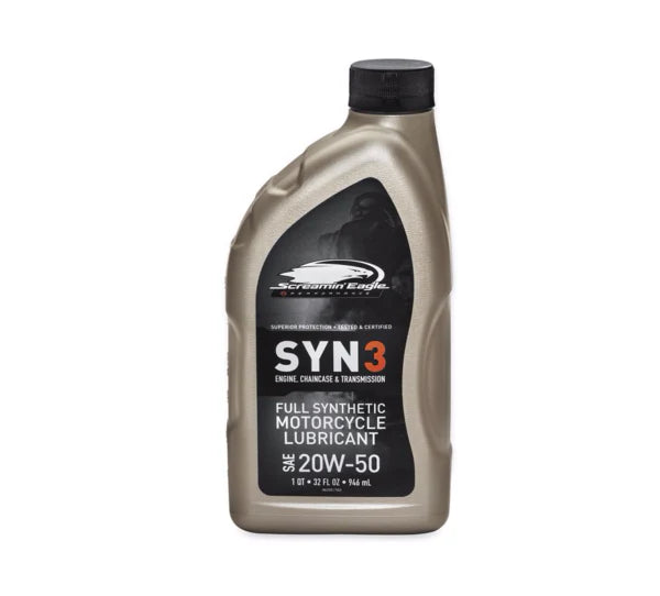 Harley-Davidson® Syn3 Full Synthetic Lubricant 1 Qt – Gasoline Alley ...